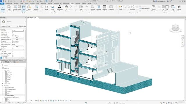 2.1 -Presentations with Section Box & Visibility Graphics Overrides