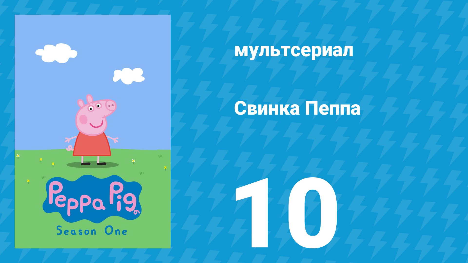 Свинка Пеппа 1 сезон 10 серия (мультсериал, 2004)