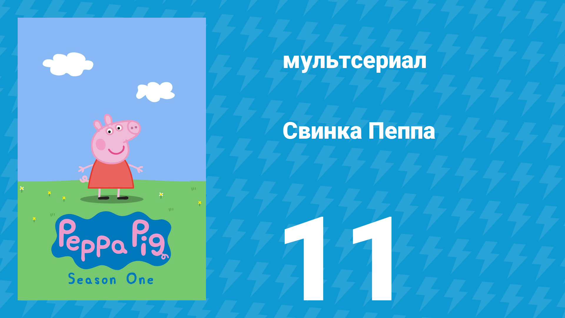 Свинка Пеппа 1 сезон 11 серия (мультсериал, 2004)