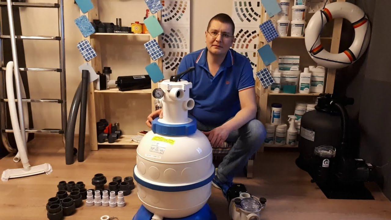 Подключение песочного фильтра бассейна Kripsol. Монтаж песчаного фильтра для бассейна своими руками