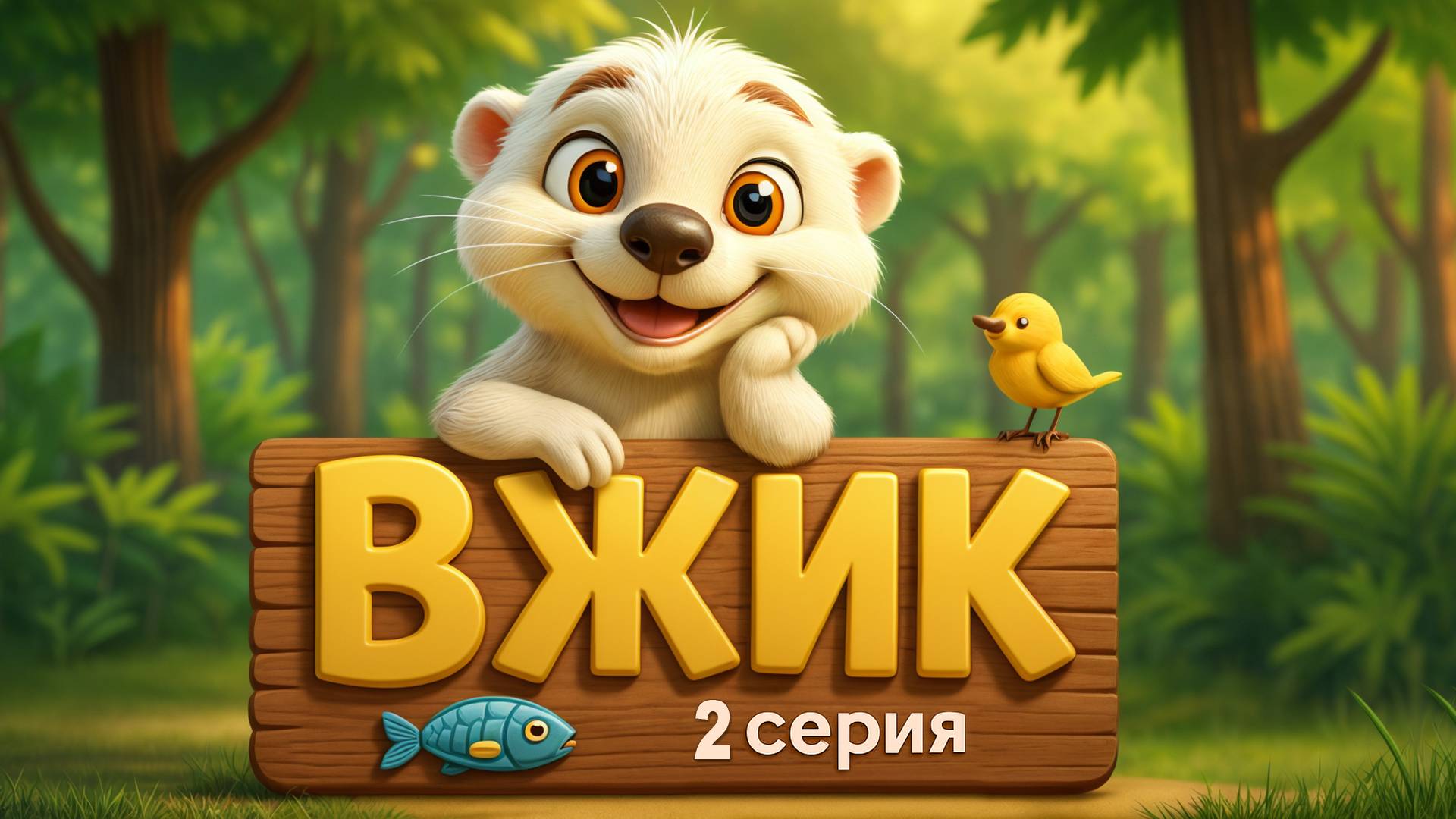 Выдра по имени «Вжик» 2 серия | Мультфильм для детей