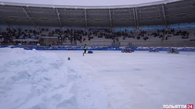 «Специальный репортаж» Личный чемпионат мира по мотогонкам на льду в Тольятти 16.02.2022