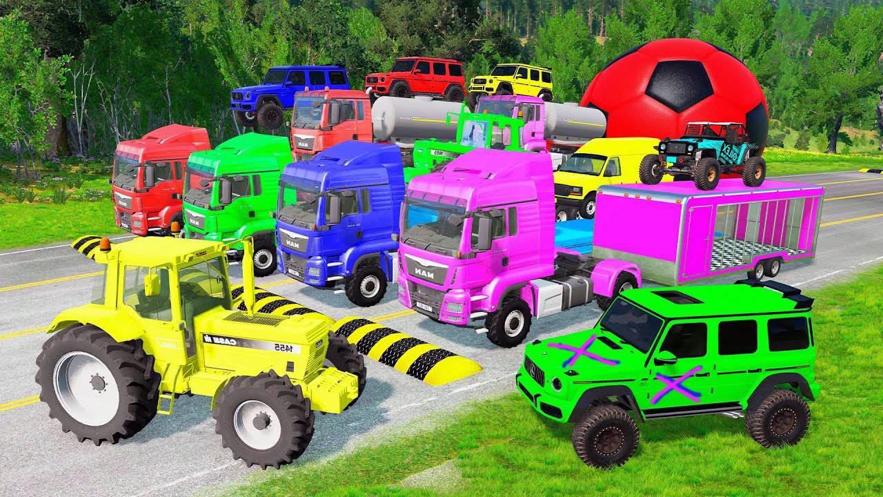 Мультики для детей про яркие машинки. Детские залипалки с машинками смотреть онлайн бесплатно.