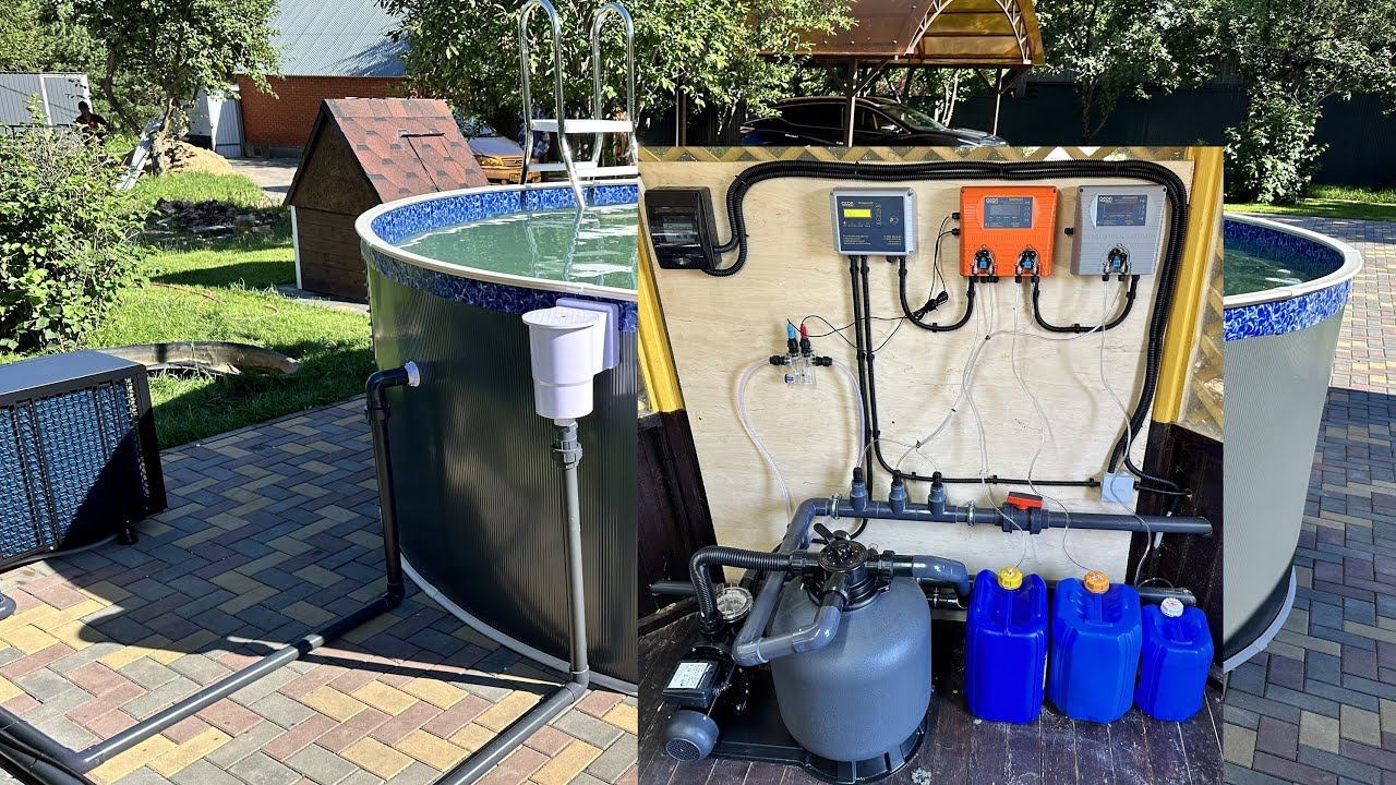 Бассейн Лагуна с Тепловым насосом и Автоматикой - Монтаж Под Ключ