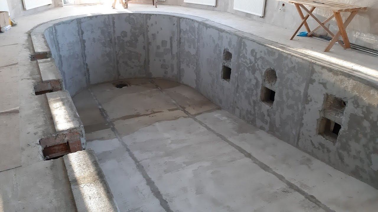 Штукатурка Бассейна Своими Руками. Штукатурка стен чаши бетонного бассейна - Технология и Материалы