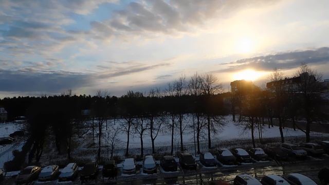 Последний снегопад весны 2021 года. Утро следующего дня.