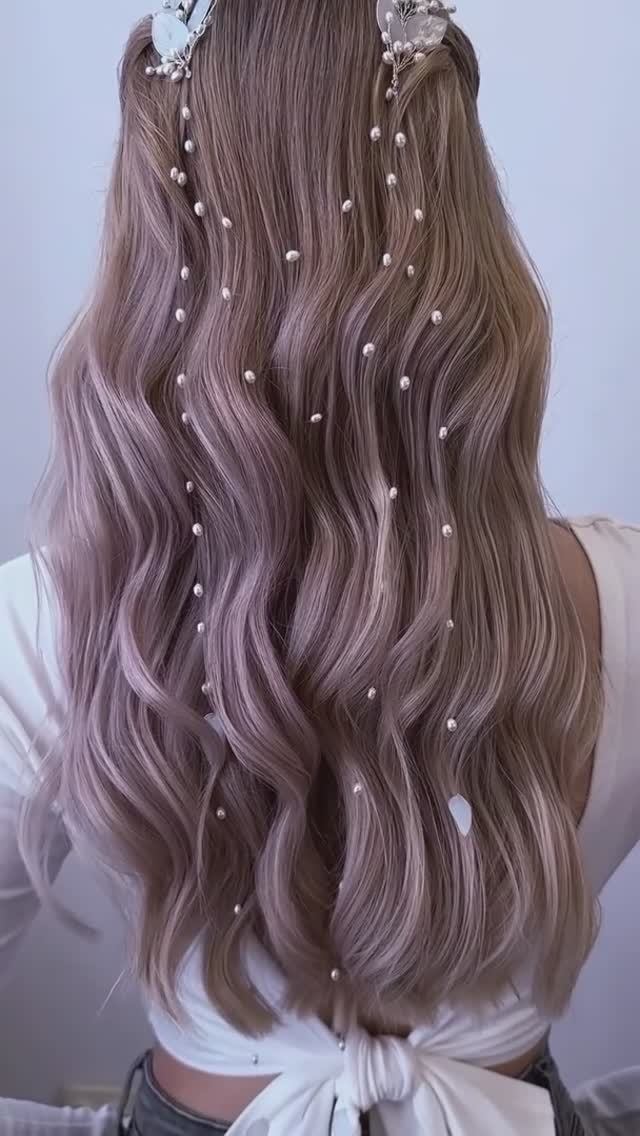 Красивая мальвинка с украшением #hairstyle #hairtok #hairtutorial #hair #beauty