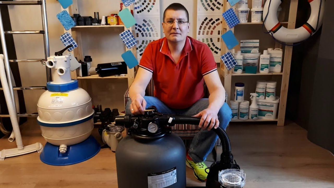 Как пользоваться песочным фильтр насосом для бассейнов Emaux. Песчаный фильтр очистки воды бассейна