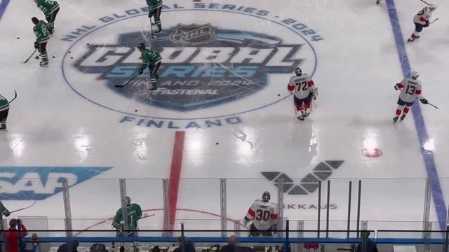 Секретная раскатка Бобровского перед игрой в НХЛ