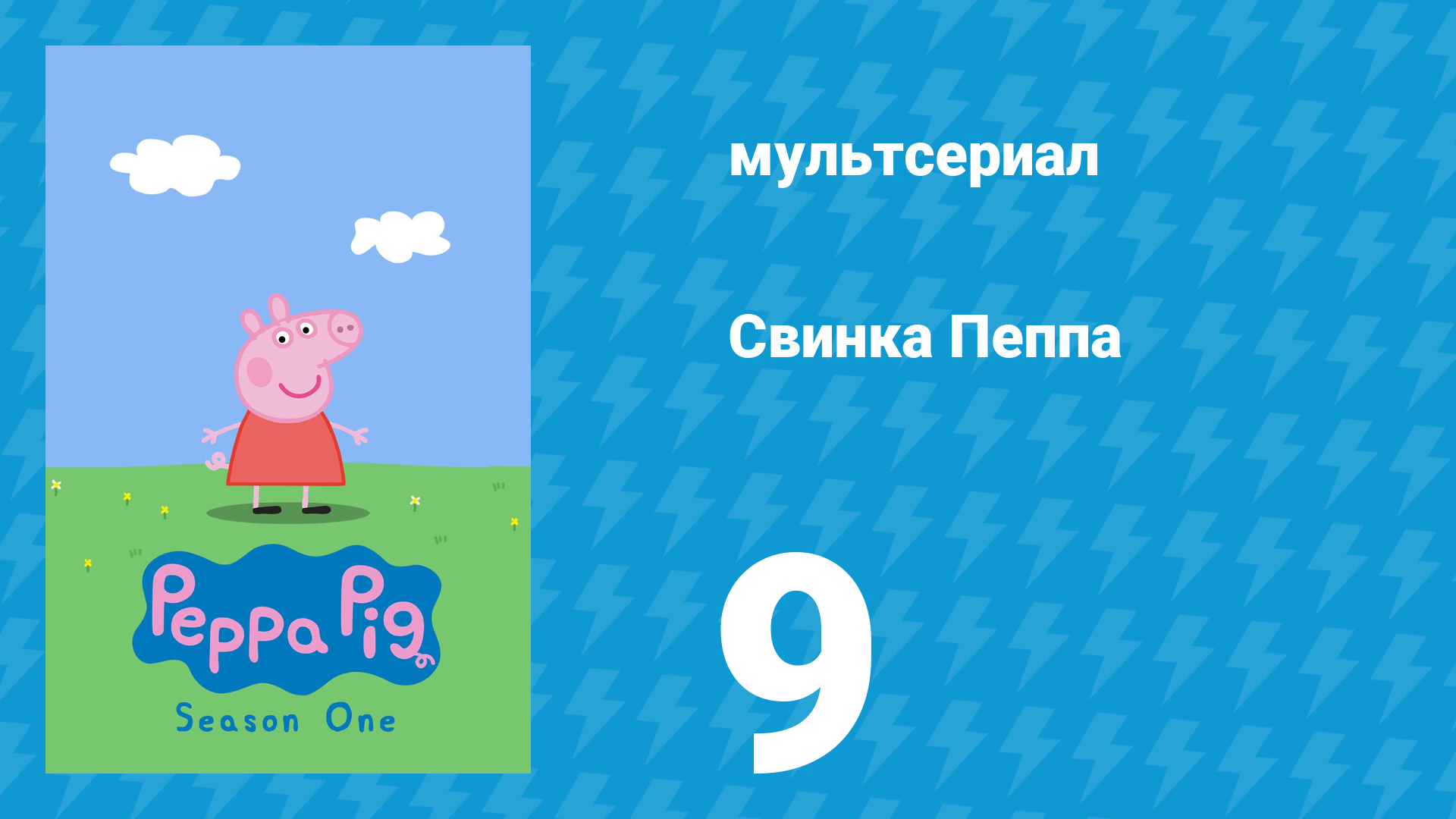 Свинка Пеппа 1 сезон 9 серия (мультсериал, 2004)