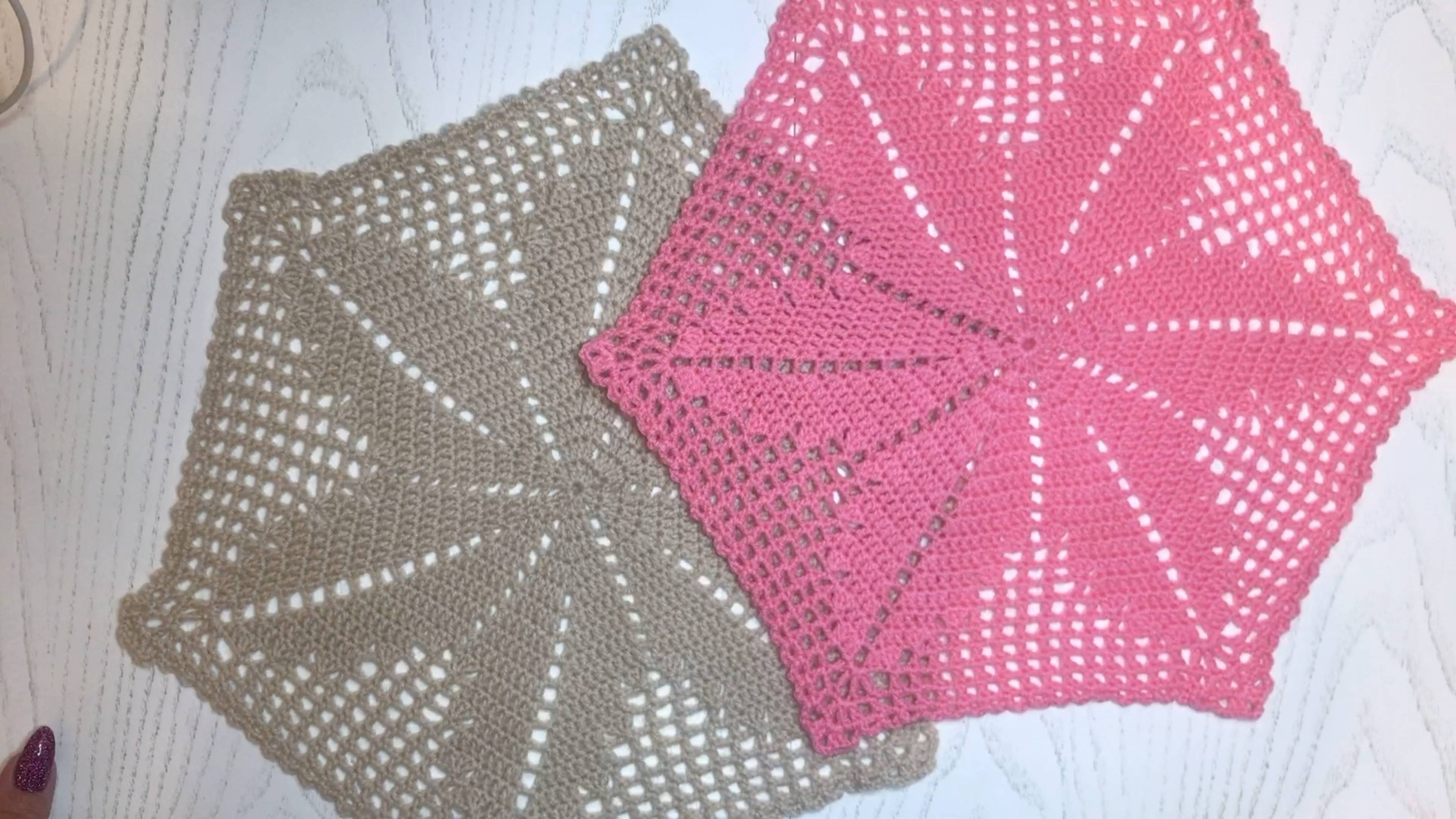 Салфетка "Цветочный Узор" крючком — Пошаговый Мастер-Класс для Начинающих