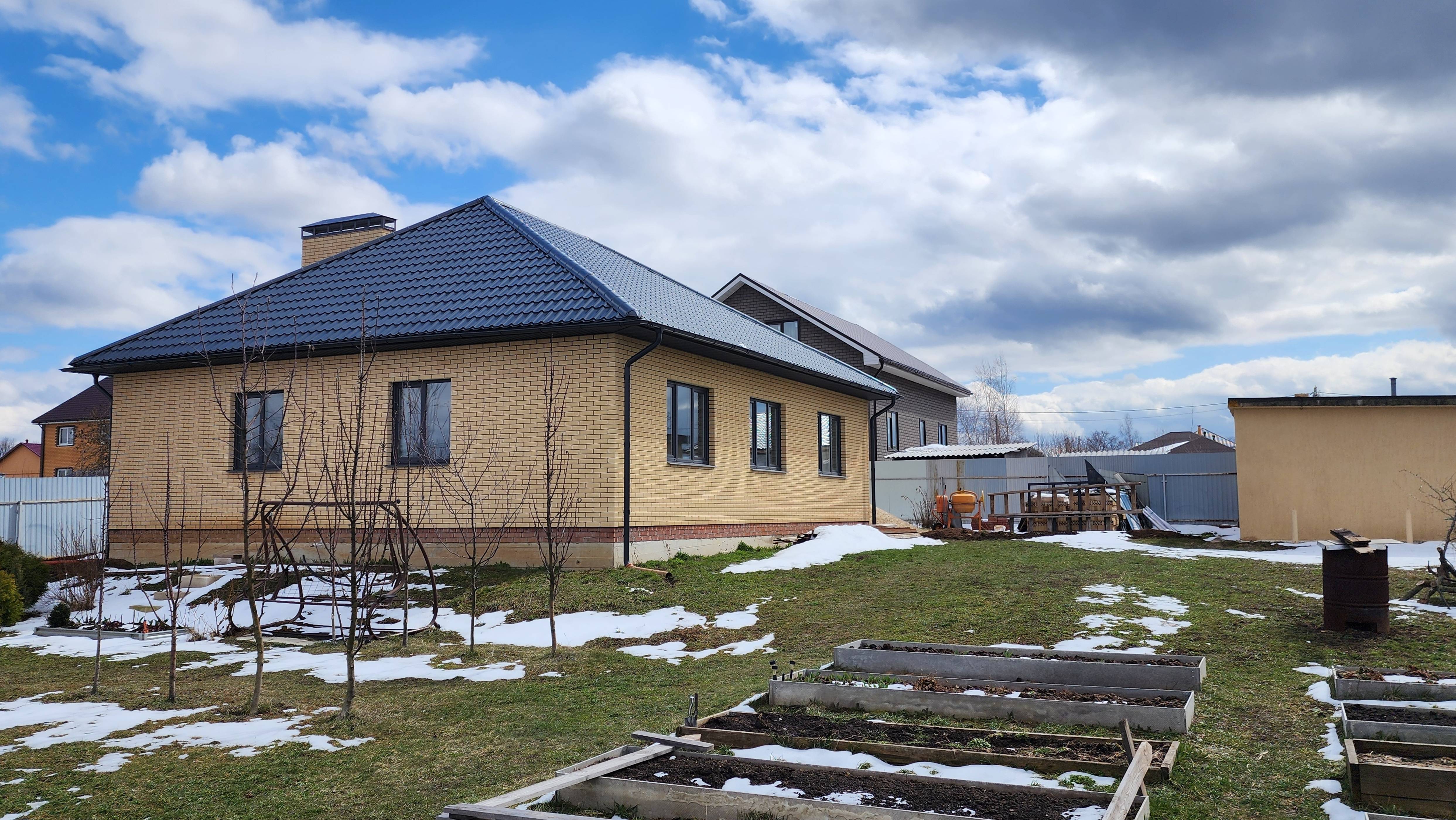 Стандартное отопление в доме 100 м из пенобетона