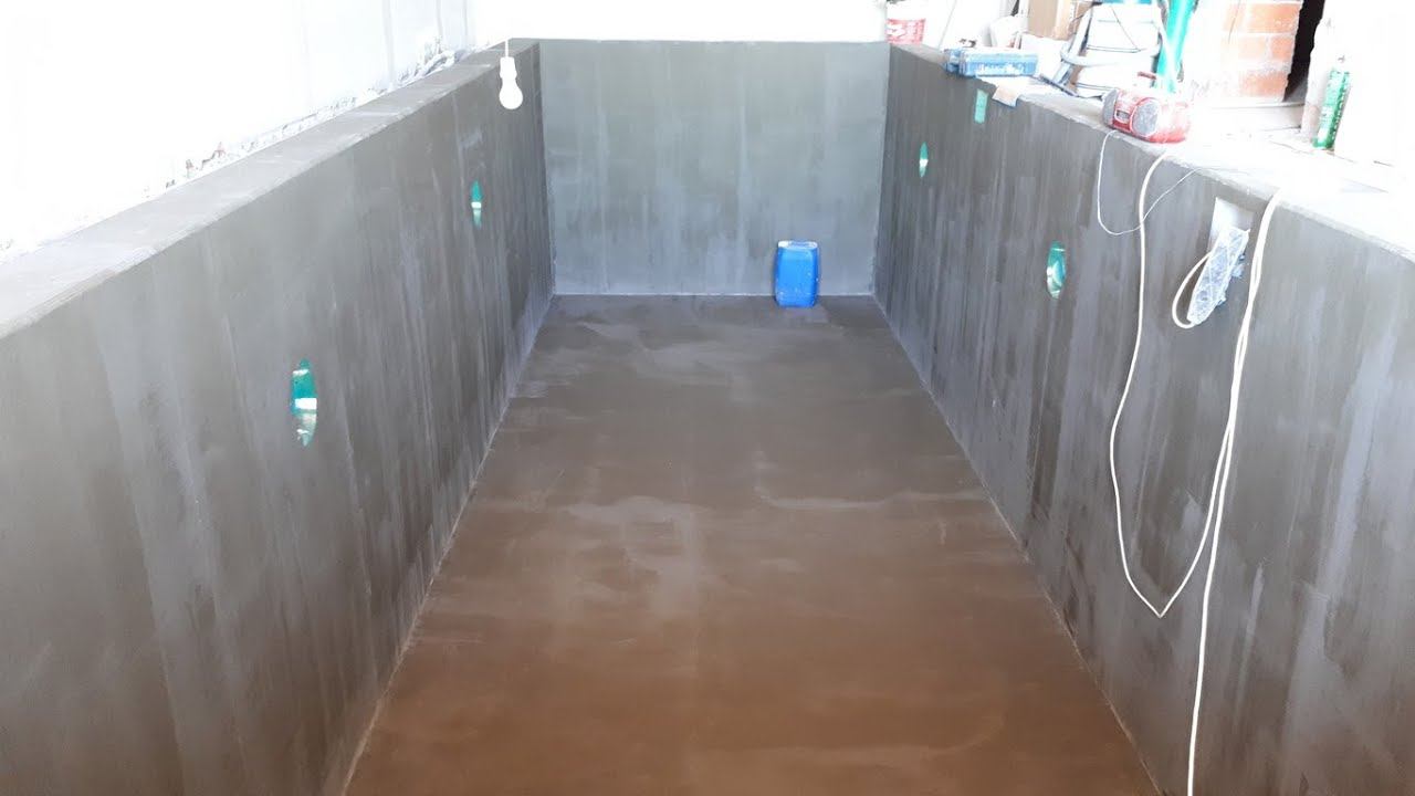 Гидроизоляция Бассейна. Технология и Материалы гидроизоляции бетонного бассейна своими руками