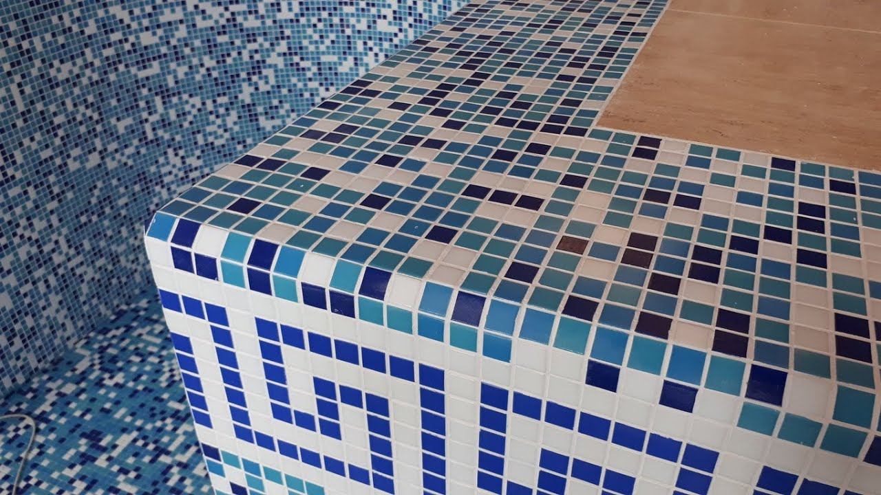 Как сделать отделку бассейна мозаикой своими руками без ошибок! Бассейн мозаика - технология укладки