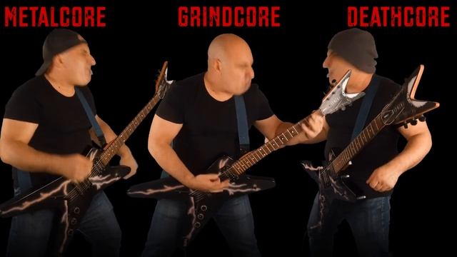 Metalcore VS Grindcore VS Deathcore (Guitar Riffs Battle)