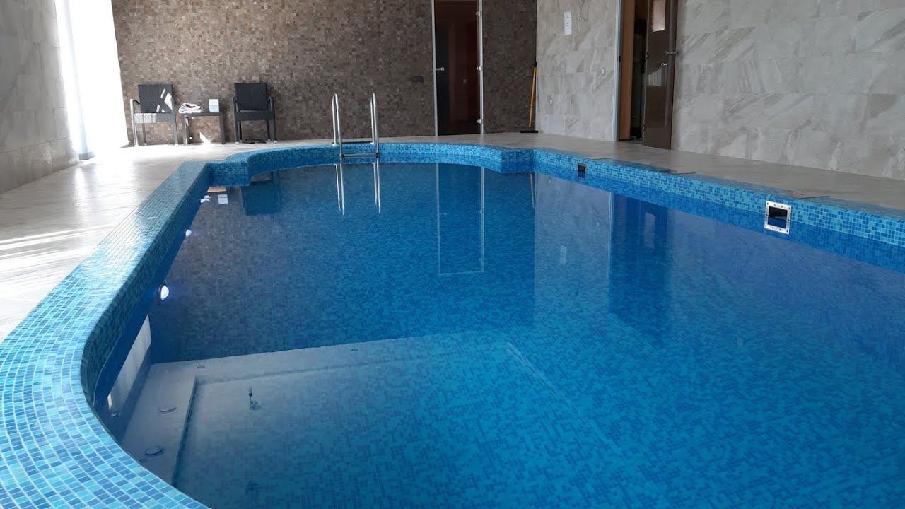 Строительство бассейна под ключ. Построить бетонный бассейн. Скиммерный бассейн