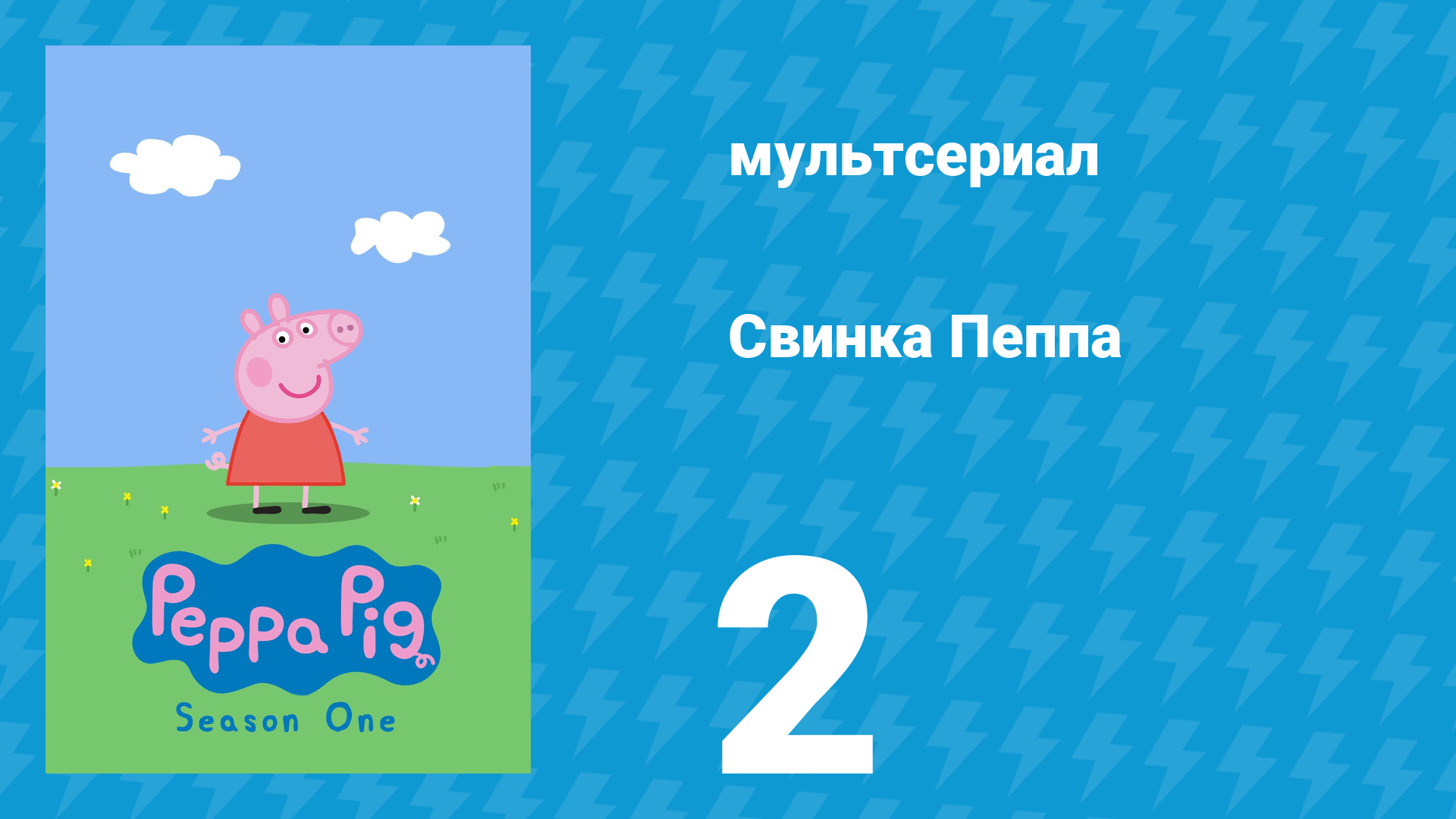 Свинка Пеппа 1 сезон 2 серия (мультсериал, 2004)