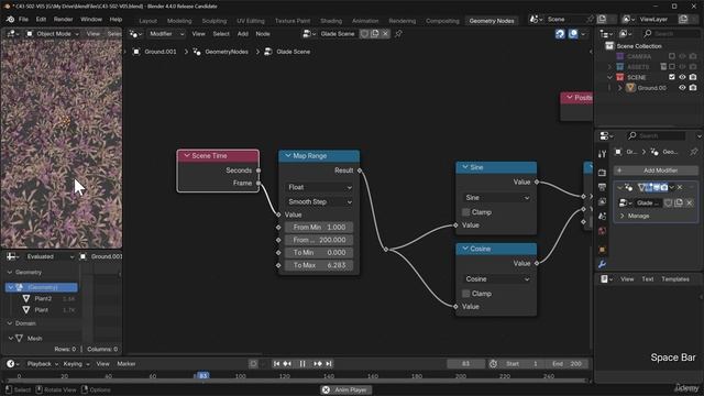 14 - Wind 3 Зацикливает Анимацию