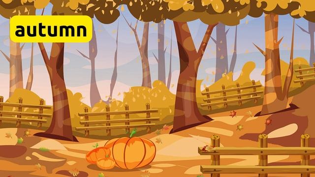 Seasons for kids. Vocabulary