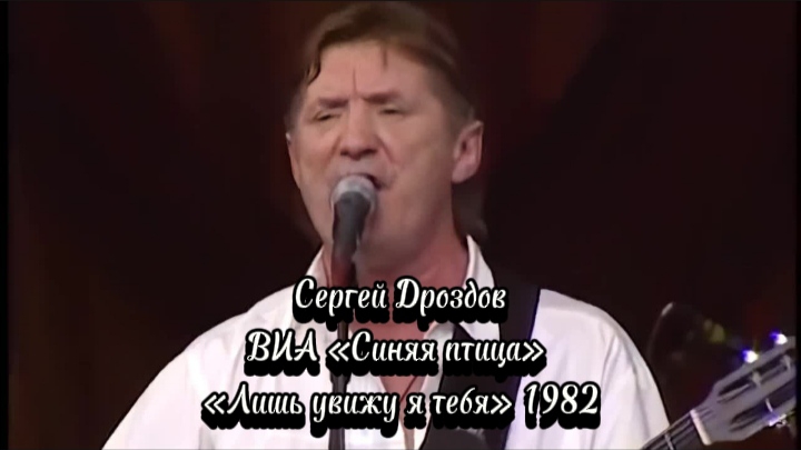 «Лишь увижу я тебя» - Сергей Дроздов ВИА «Синяя птица» 1982