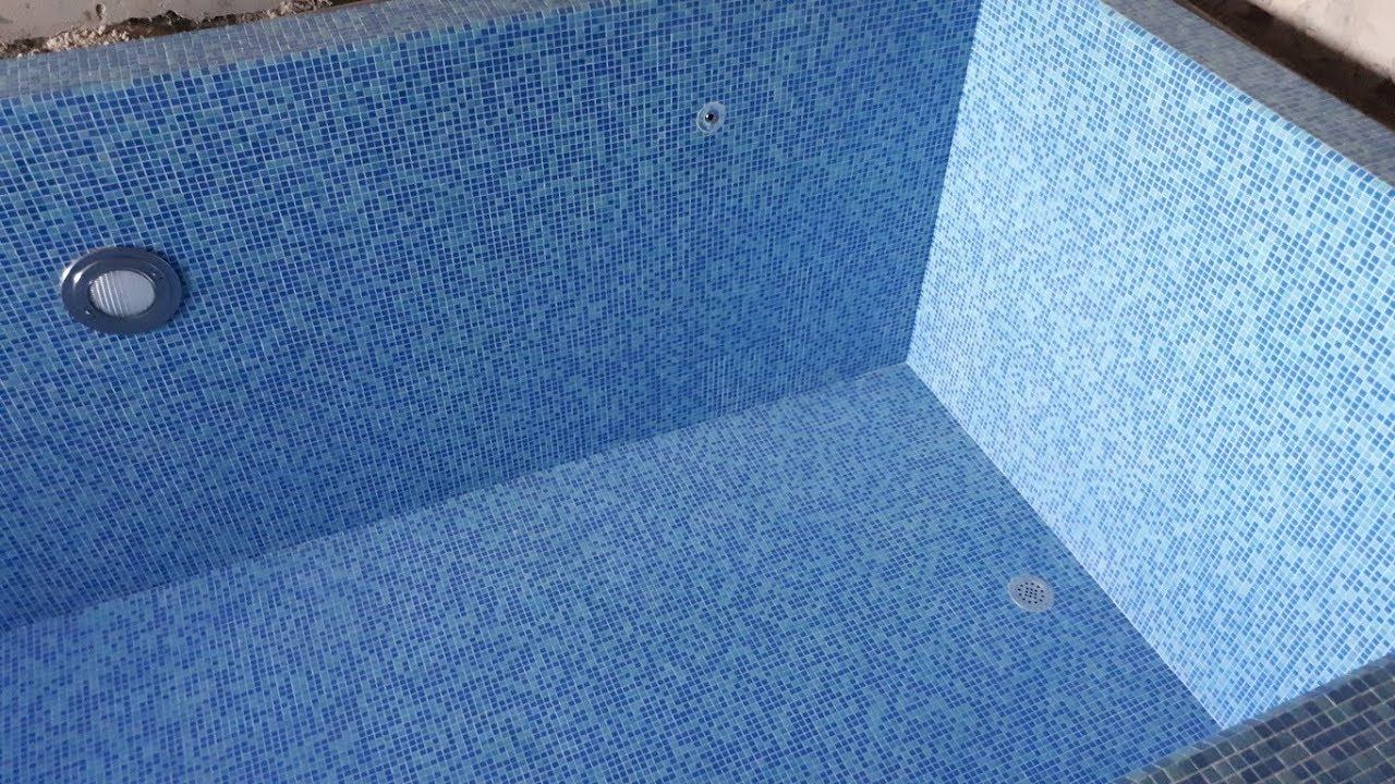 Отделка мозаикой скиммерного бассейна. Какие материалы, Как сделать -Технология облицовки бассейна