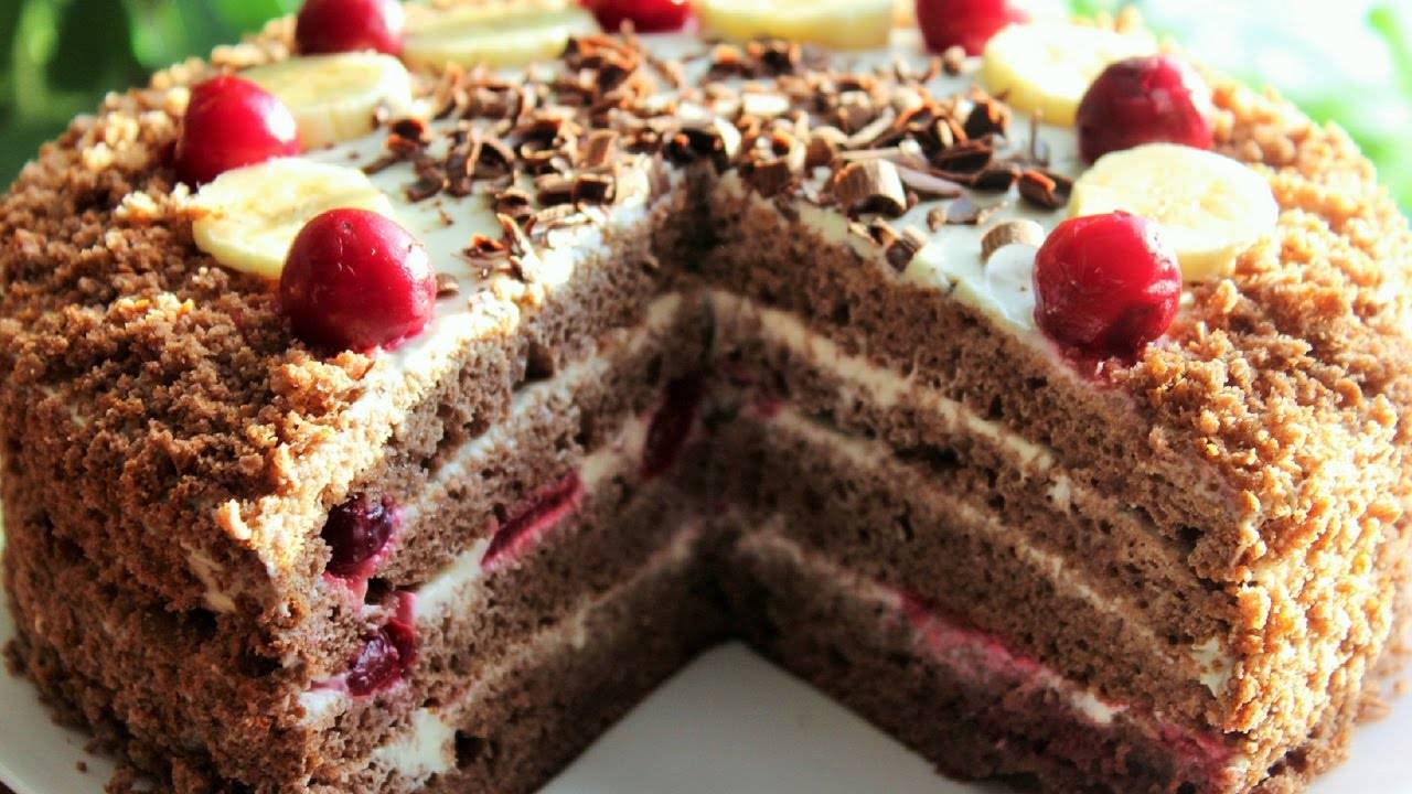 ВКУСНЕЙШИЙ ДОМАШНИЙ ТОРТ! Очень простой рецепт!