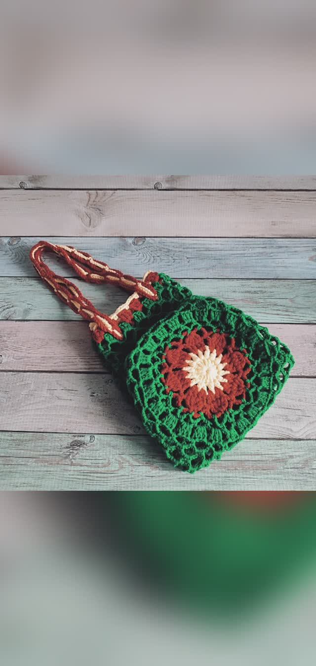 Вязаная сумка_авоська. Shorts