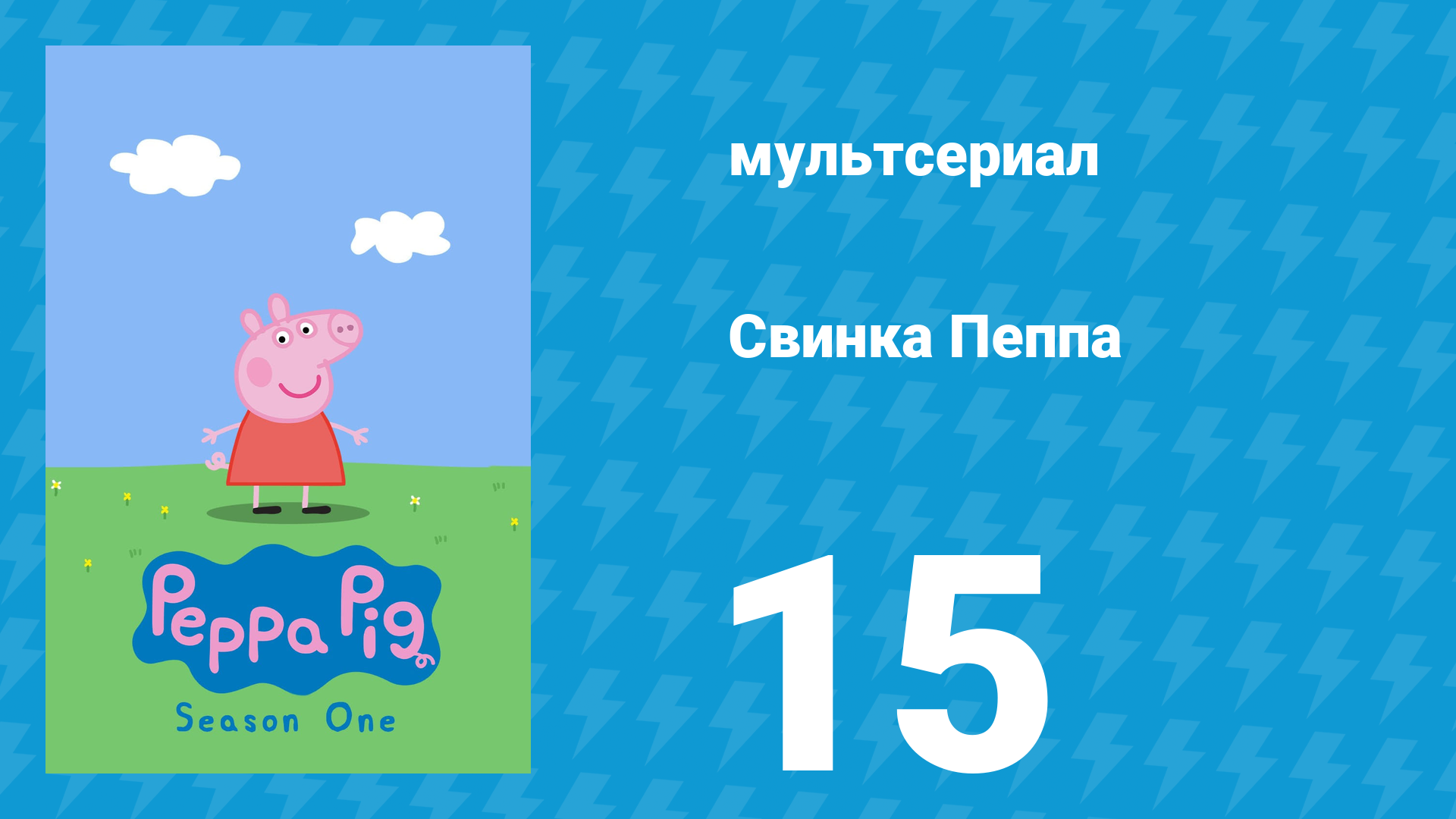 Свинка Пеппа 1 сезон 15 серия (мультсериал, 2004)