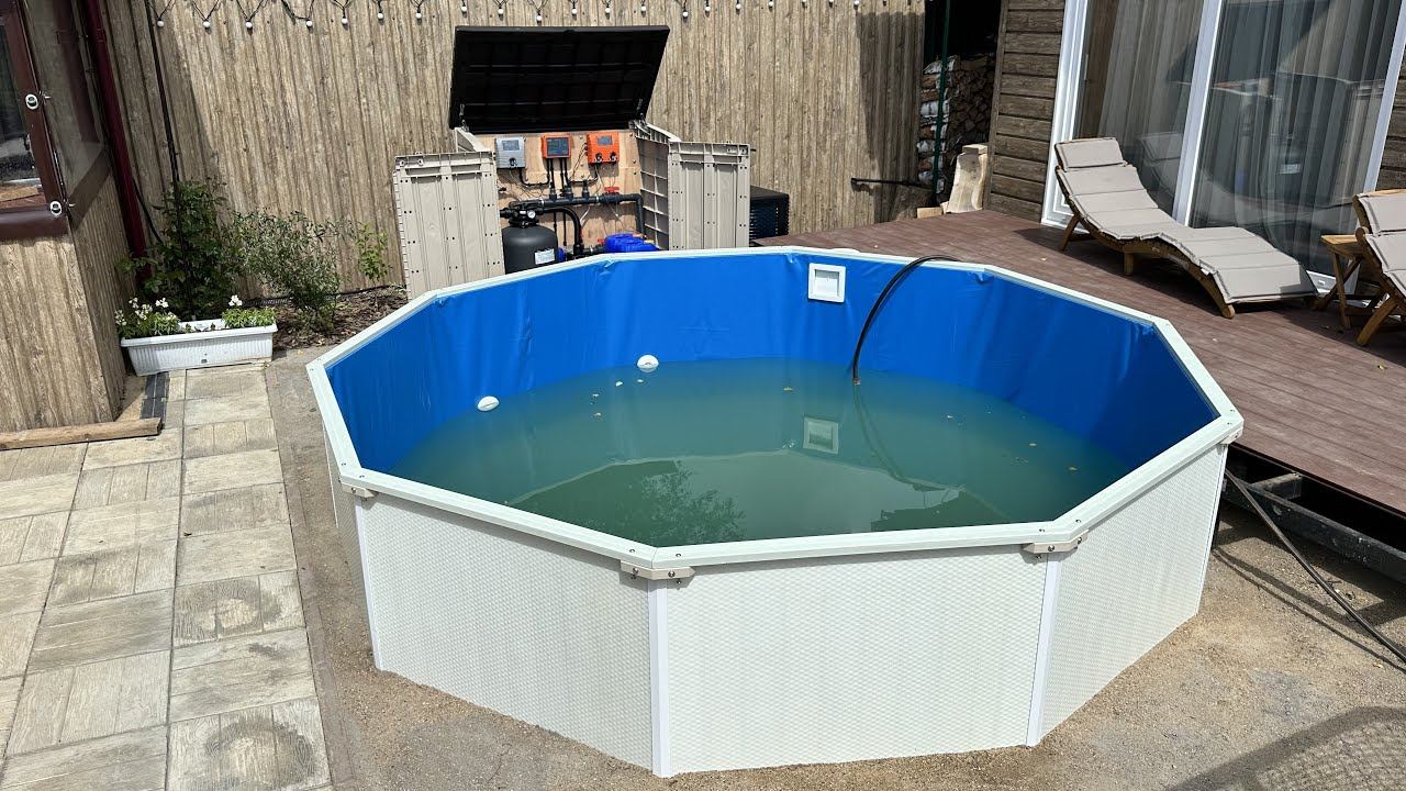 Бассейн с Тепловым Насосом и Оборудованием в Ящике. Что нужно для каркасного бассейна