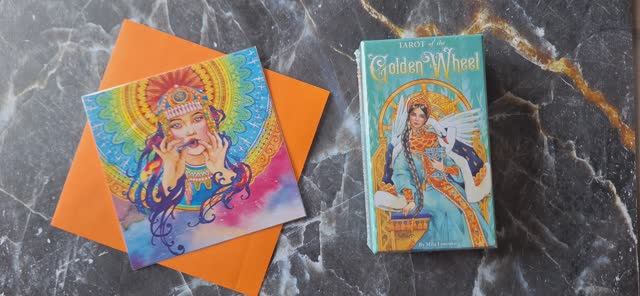 Карты Таро "Tarot of The Golden Wheel" 🐦🔥 Акварельное и сказочное "Таро Золотого колеса"