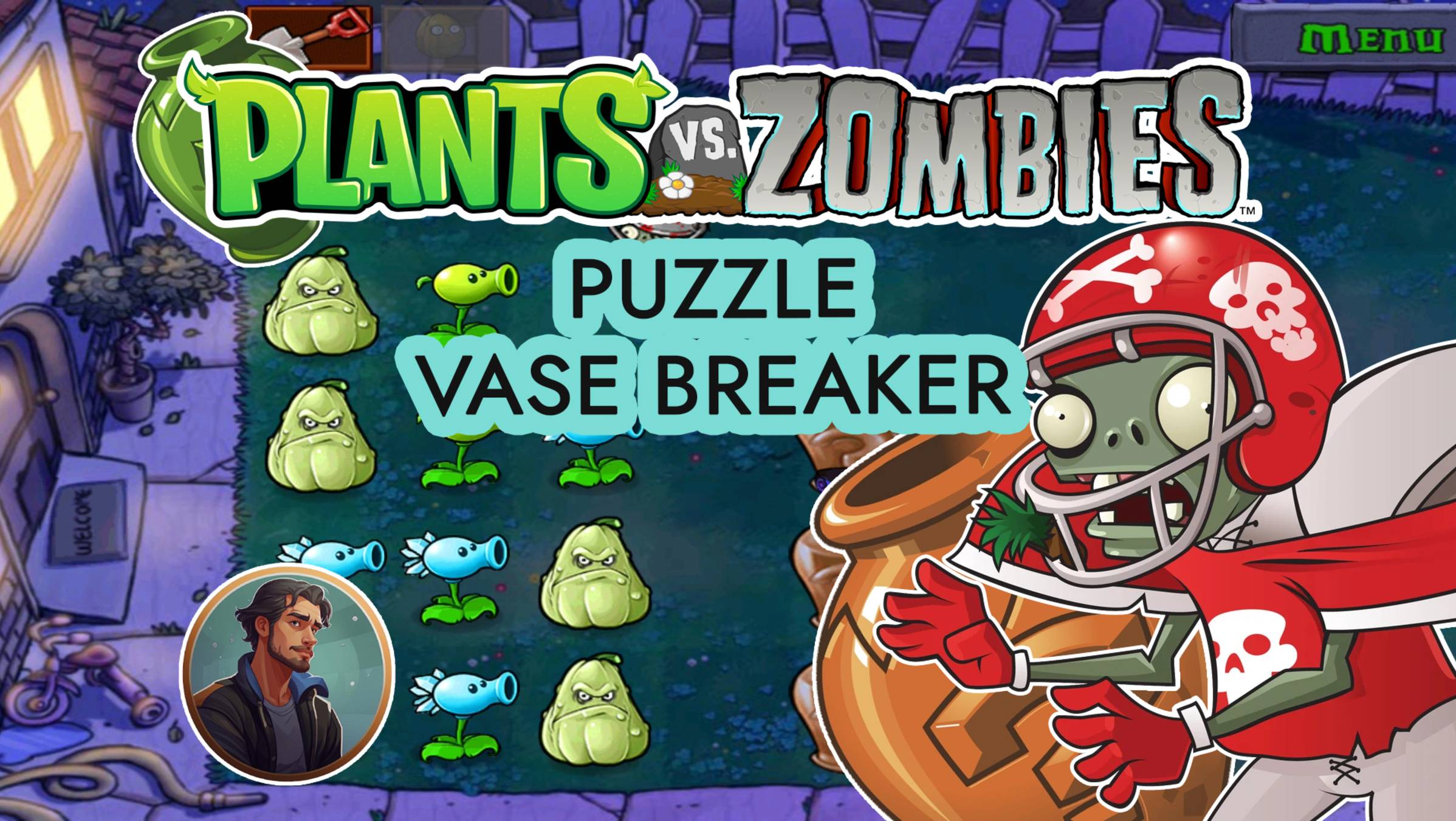 Plants vs Zombies|Vase Breaker-Vase Breaker.Разбиватель Ваз|Растения против зомби|Puzzle #1
