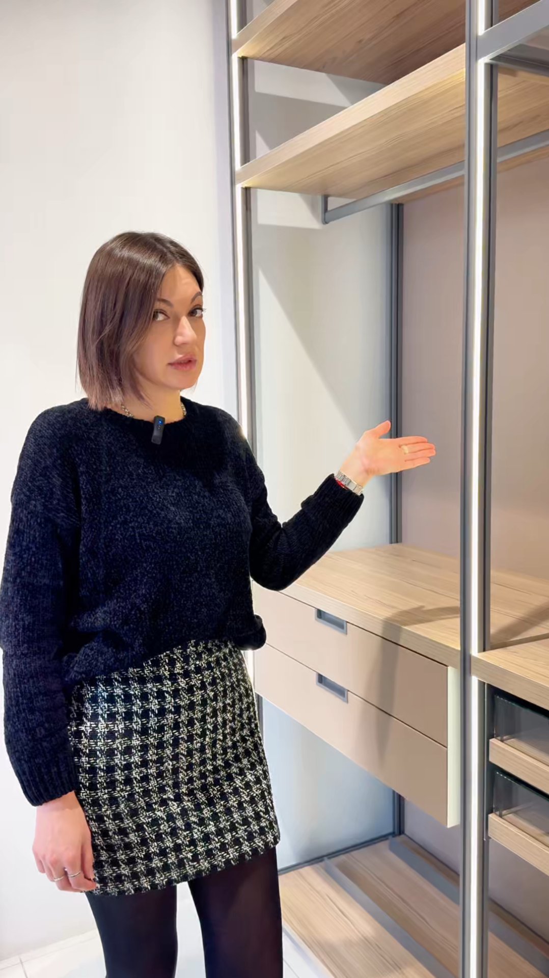 Подсветка в гардеробной