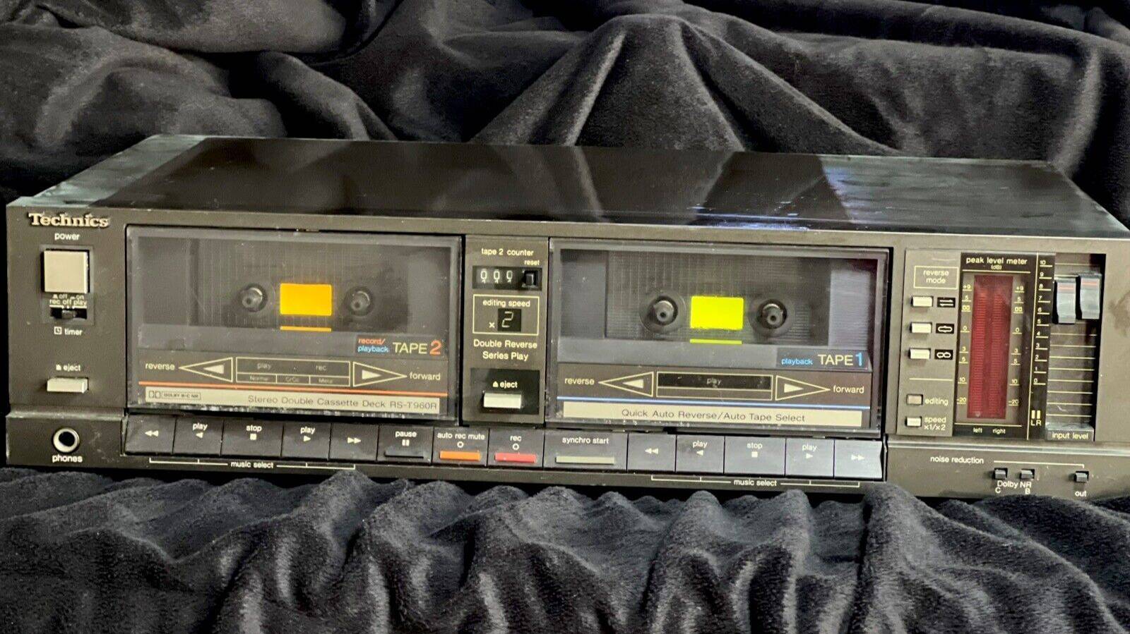 Двойная кассетная дека Technics RS-T960-Япония-80-Х