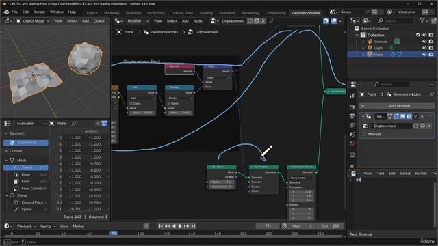 6 . Как работают геометрические узлы