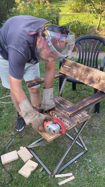 Стул с подлокотниками своими руками