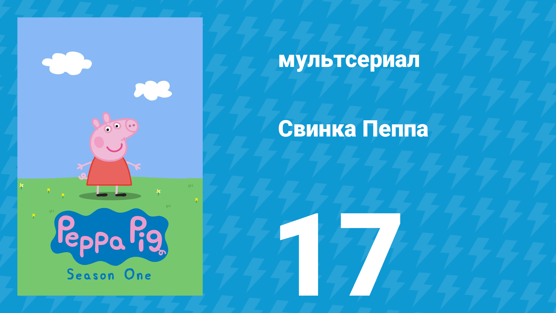 Свинка Пеппа 1 сезон 17 серия (мультсериал, 2004)