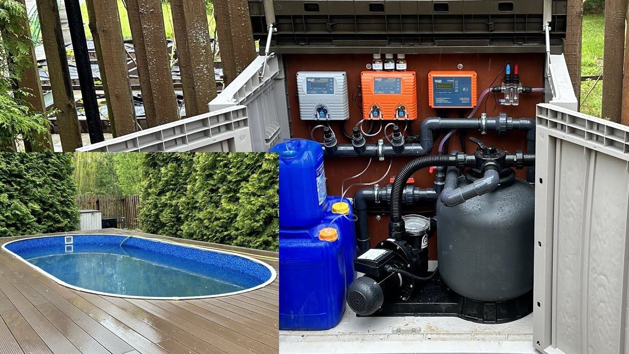 Каркасный бассейн без проблем - автоматическая очистка воды!