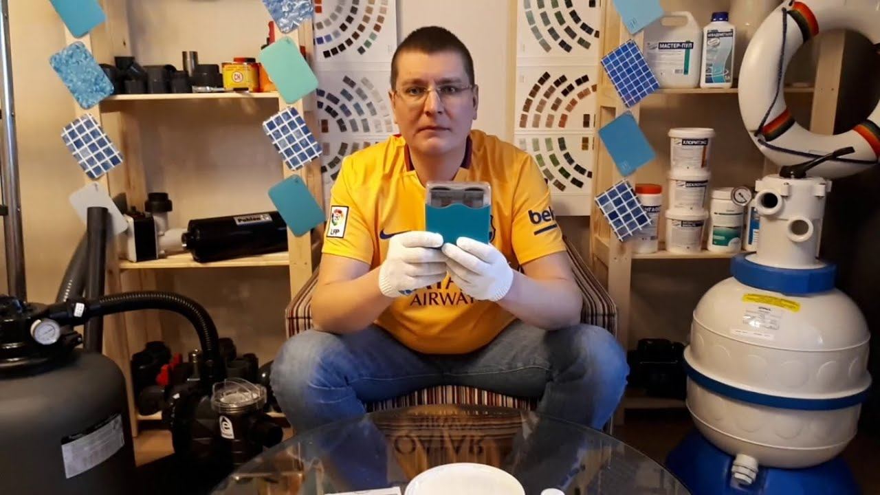 Анализ Воды в Бассейне. Померить рН воды, Узнать Хлор и Жесткость - Тестер Пултестер Bayrol