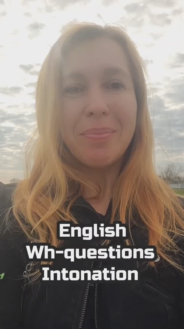 EnglisH
IntonatioN
Wh-questions