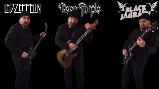 Led Zeppelin VS Deep Purple VS Black Sabbath (Guitar Riffs Battle)