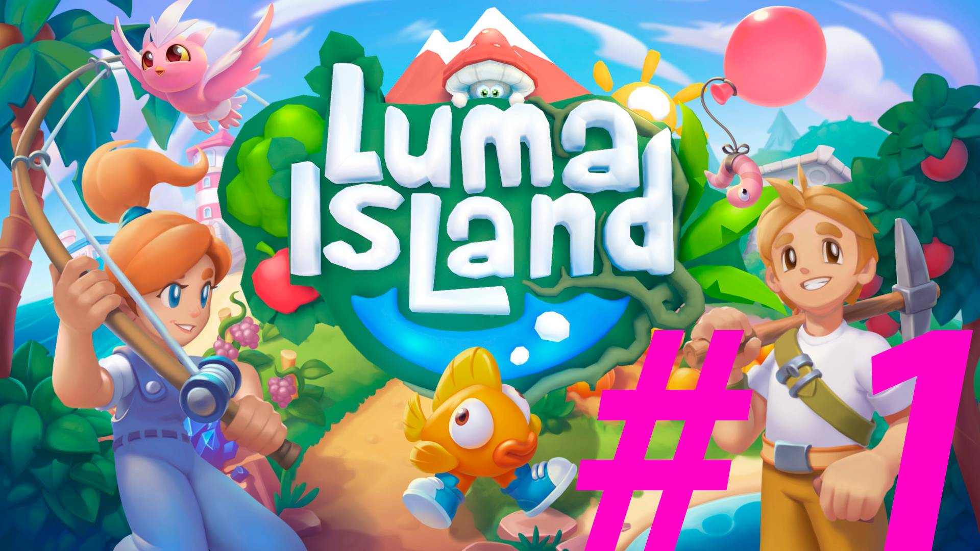 И ЭТО ЛУЧШЕ МАЙНКРАФТА?.Luma Island # 1