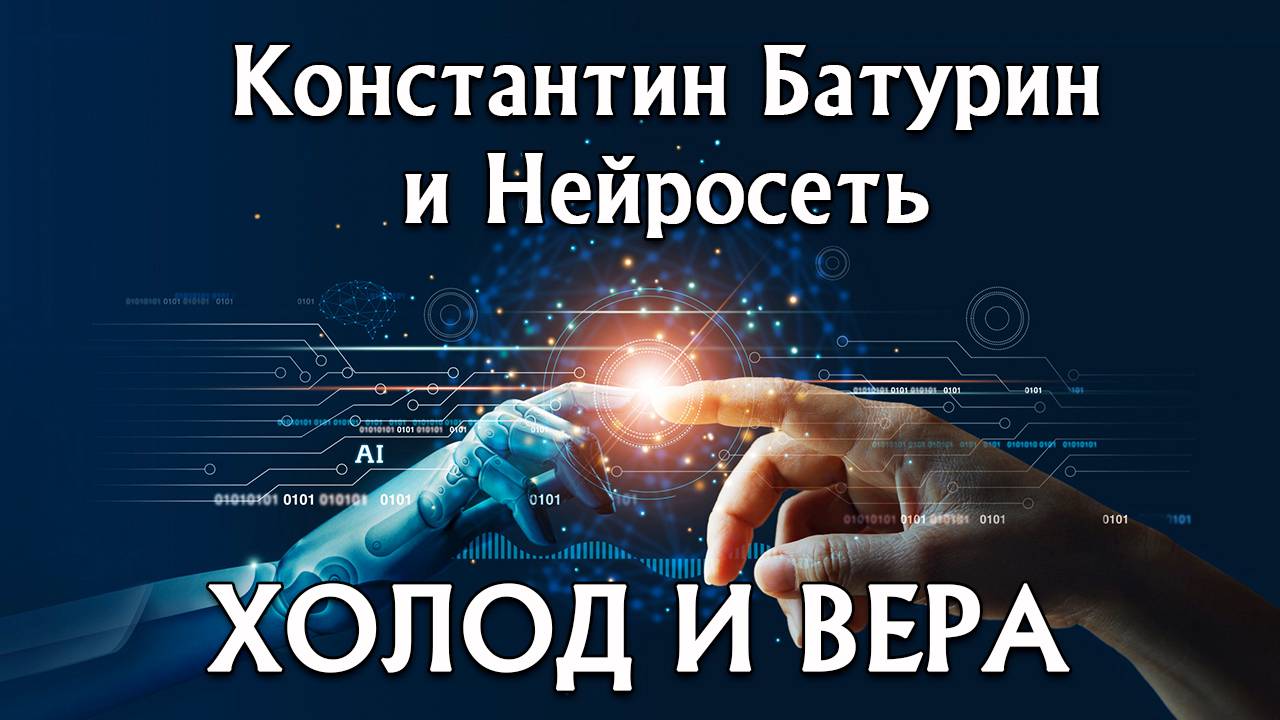 ХОЛОД И ВЕРА - Константин Батурин и Нейросеть