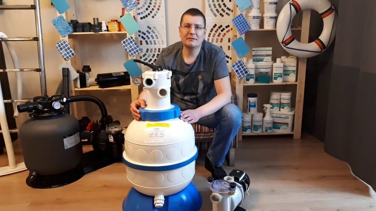 Песочный фильтр насос для бассейна Крипсол. Кварцевый песчаный фильтр очистки бассейна Granada