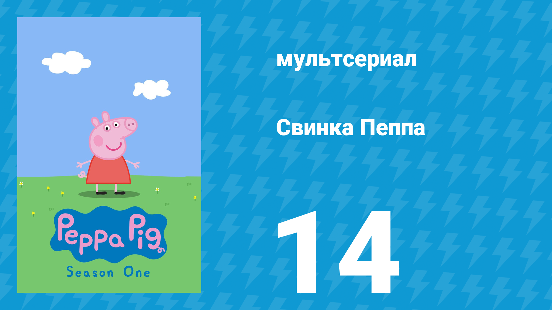Свинка Пеппа 1 сезон 14 серия (мультсериал, 2004)
