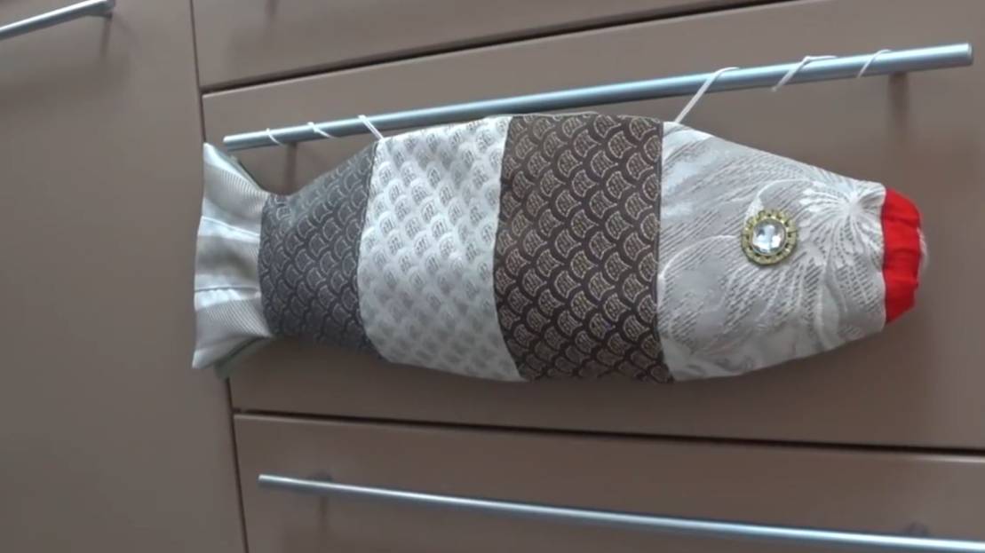 Горизонтальная пакетница РЫБА хитрым способом