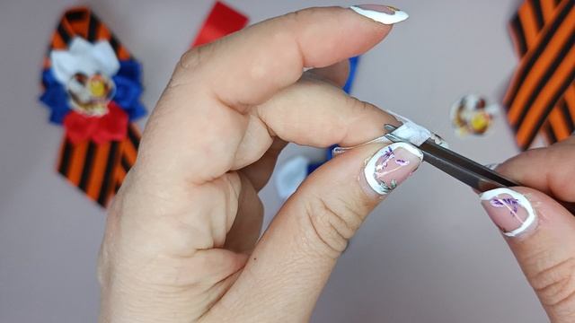 Брошь на 9 мая .