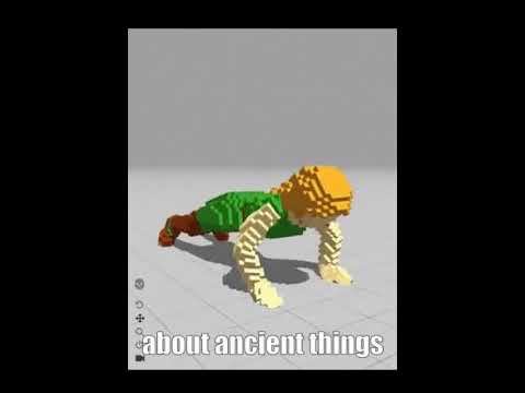 Voxel Rita from "Gifts of wandering ice" webcomic