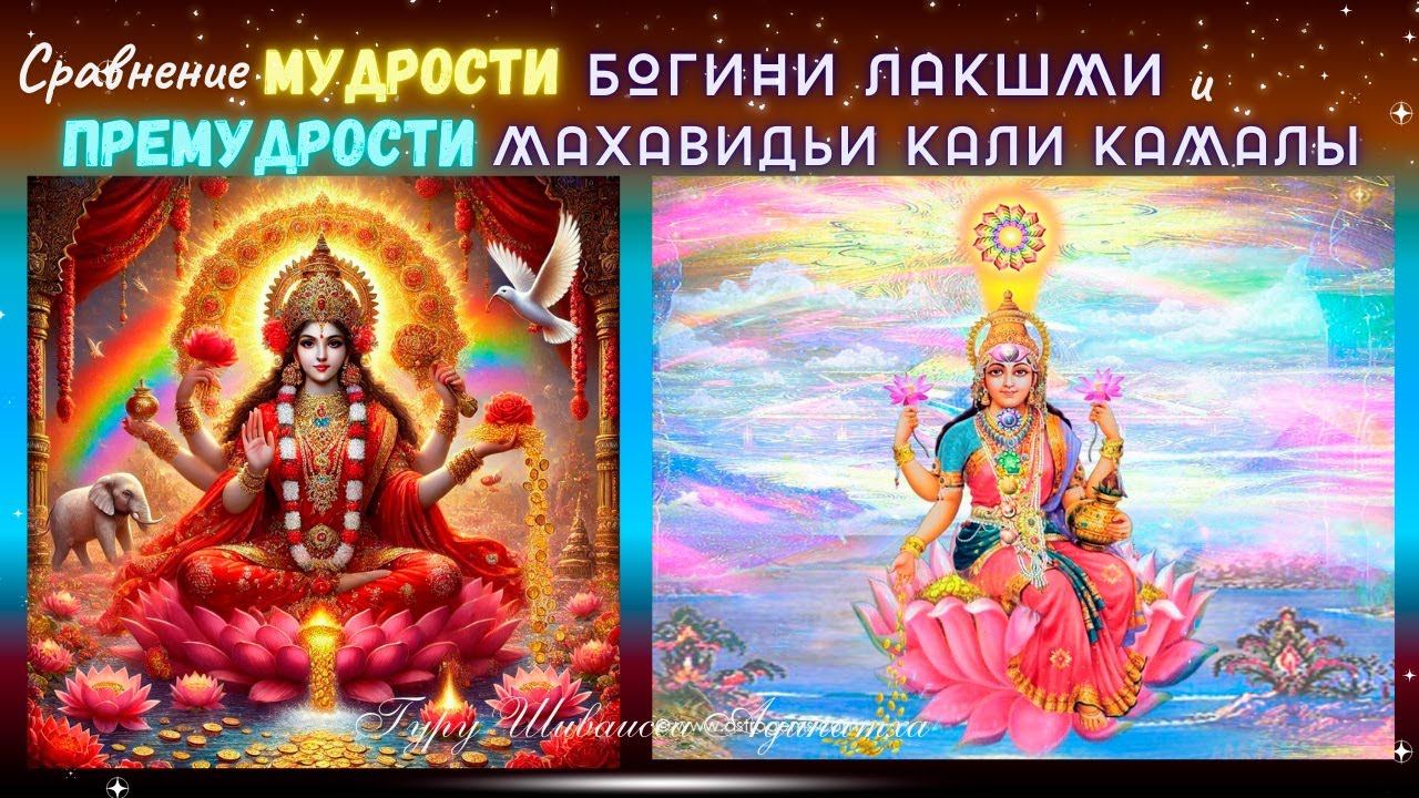 Сравнение_Мудрости_Богини_Лакшми_и_Премудрости_Махавидьи_Кали_Камалы. Гуру Шиваисса Адинатха