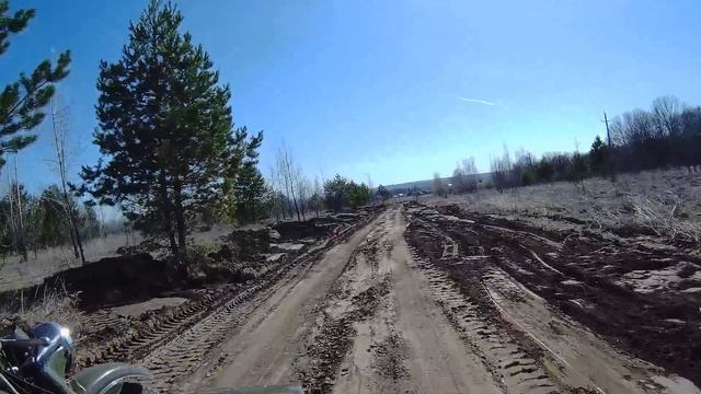 Мотоцикл урал по размытым дорогам