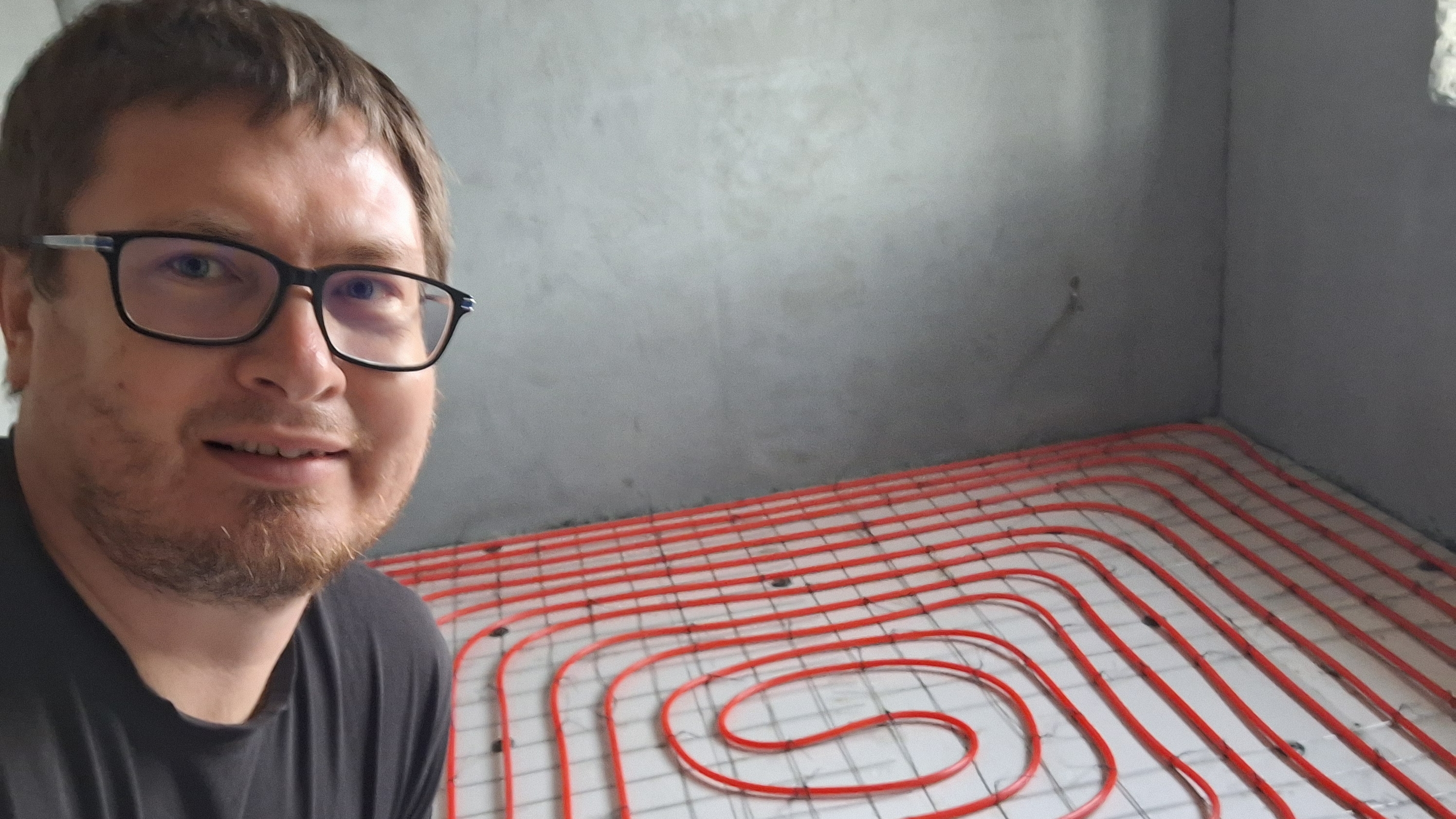 Теплые полы в новом доме от Застройщика в пос. Винзили